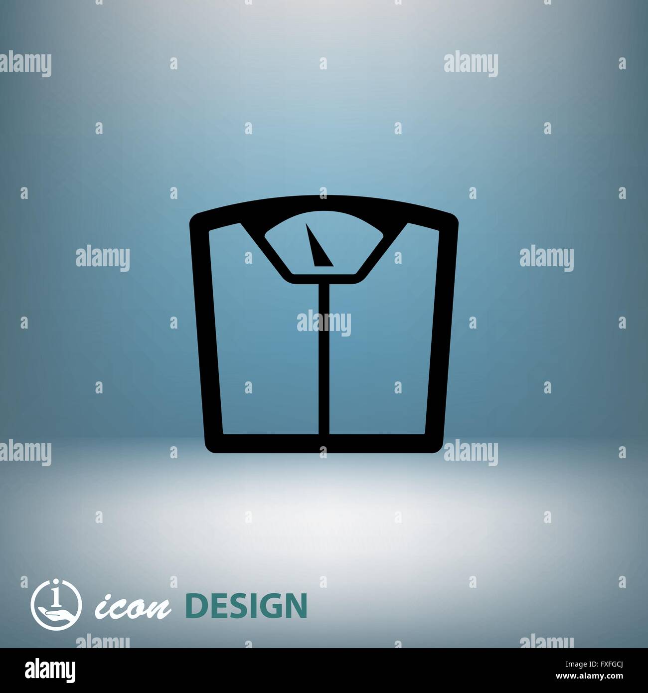 Pictograph of bathroom scale Stock Vector Image & Art - Alamy