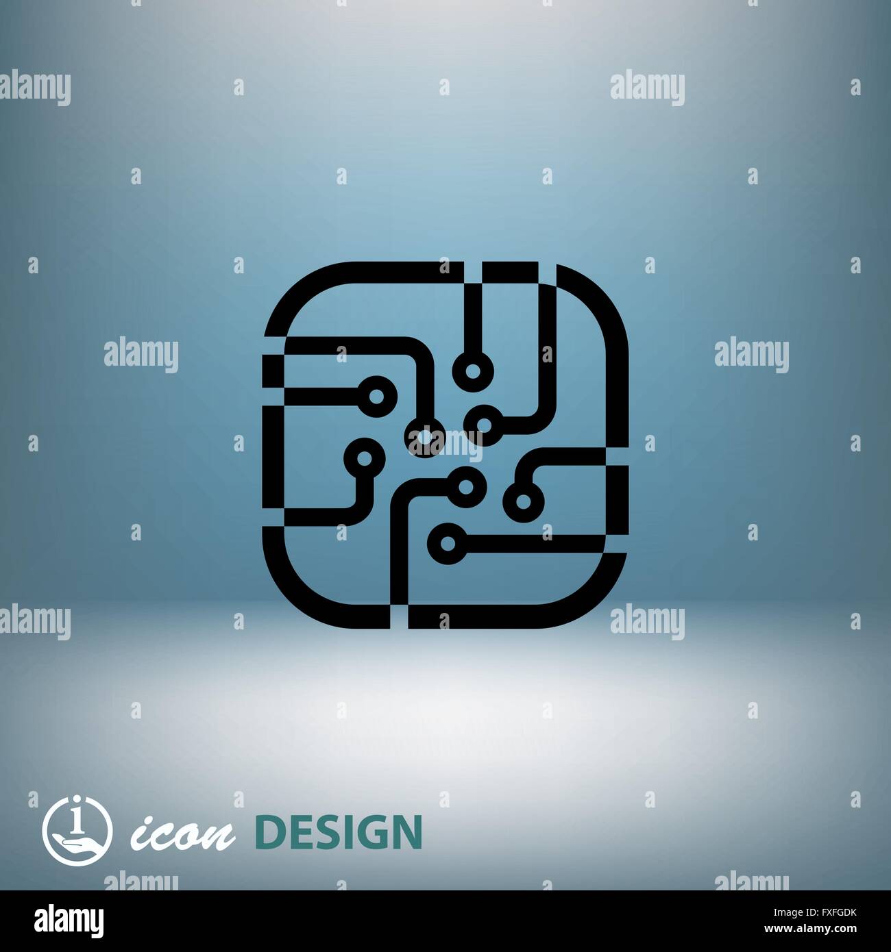 Pictograph of circuit board Stock Vector Image & Art - Alamy