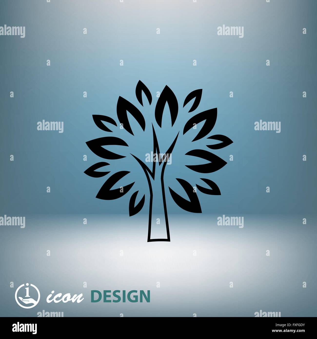 Pictograph of tree Stock Vector Image & Art - Alamy