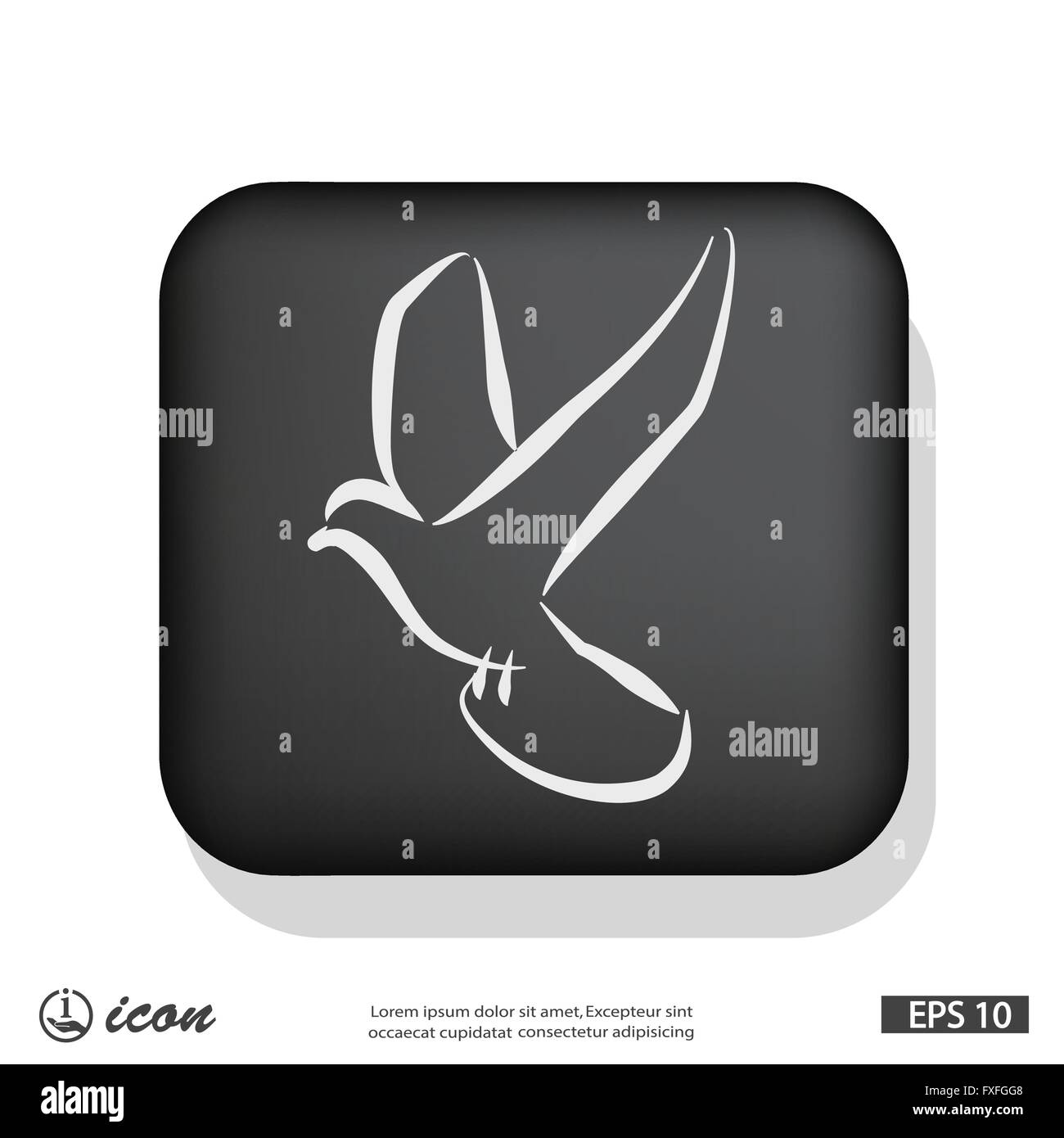 Pictograph of bird Stock Vector Image & Art - Alamy