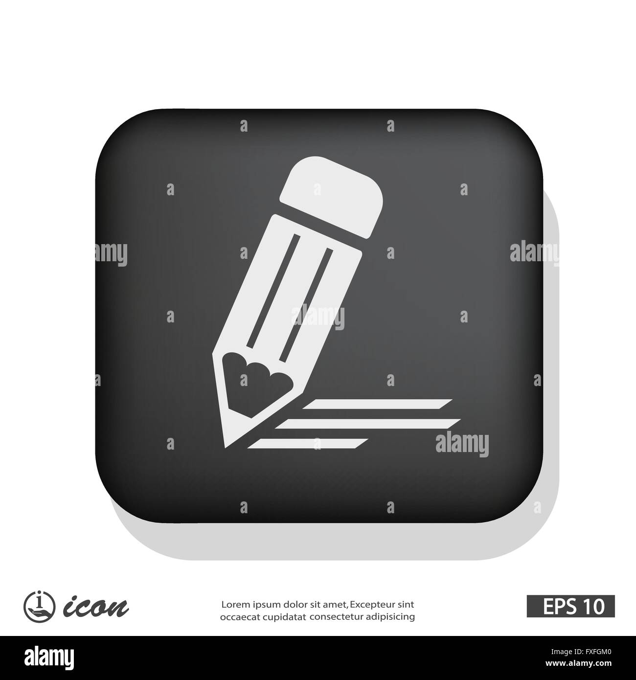 Pictograph of note Stock Vector Image & Art - Alamy