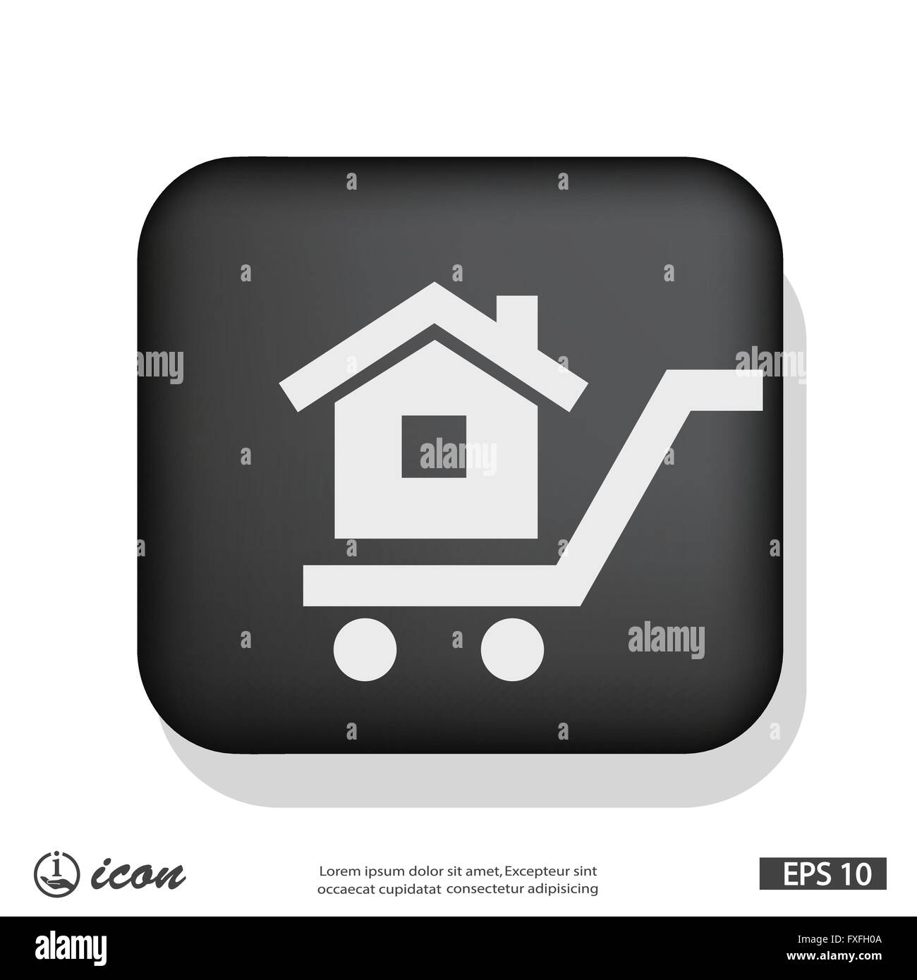 Pictograph of home Stock Vector Image & Art - Alamy