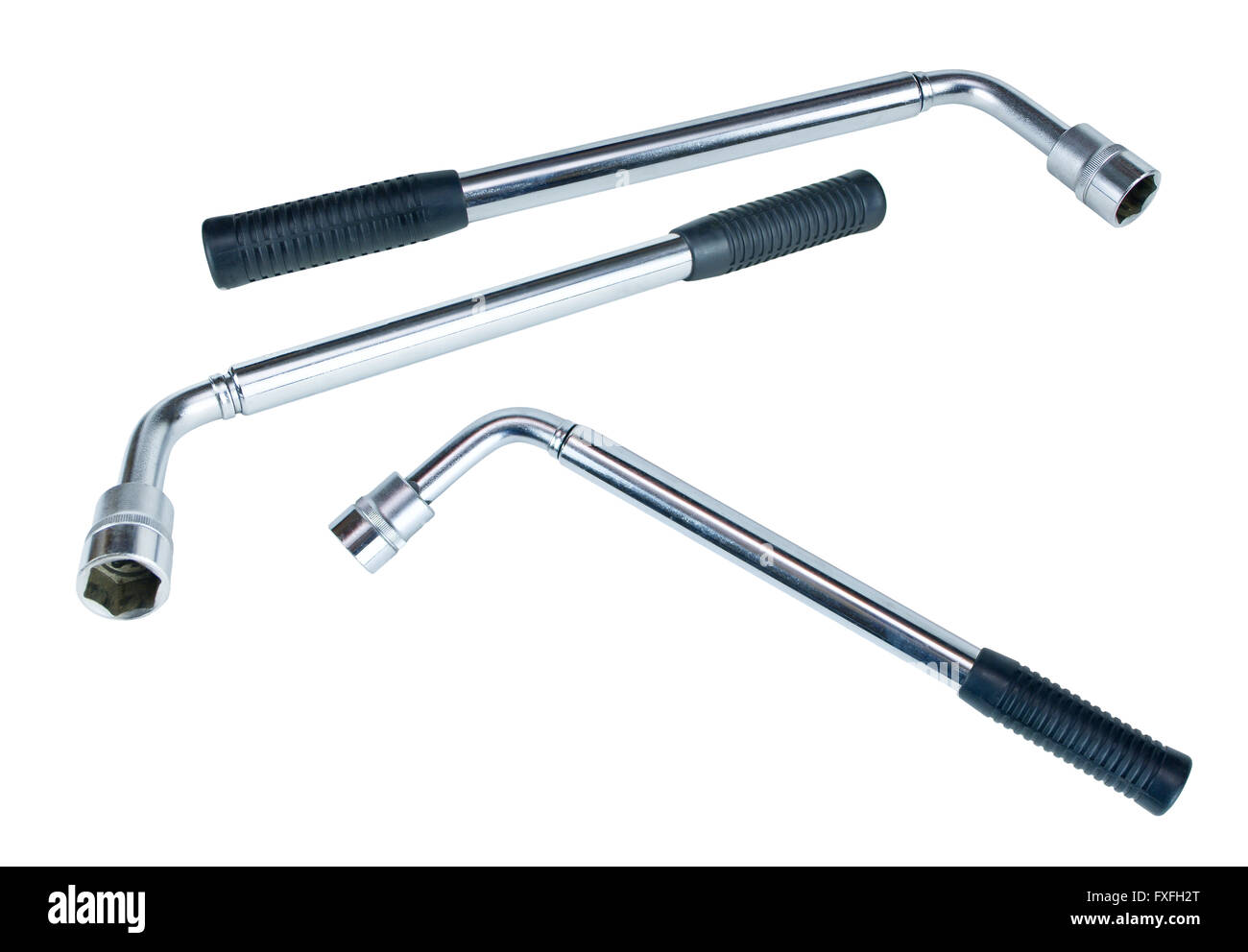 Driver hand on wheel Cut Out Stock Images & Pictures - Alamy