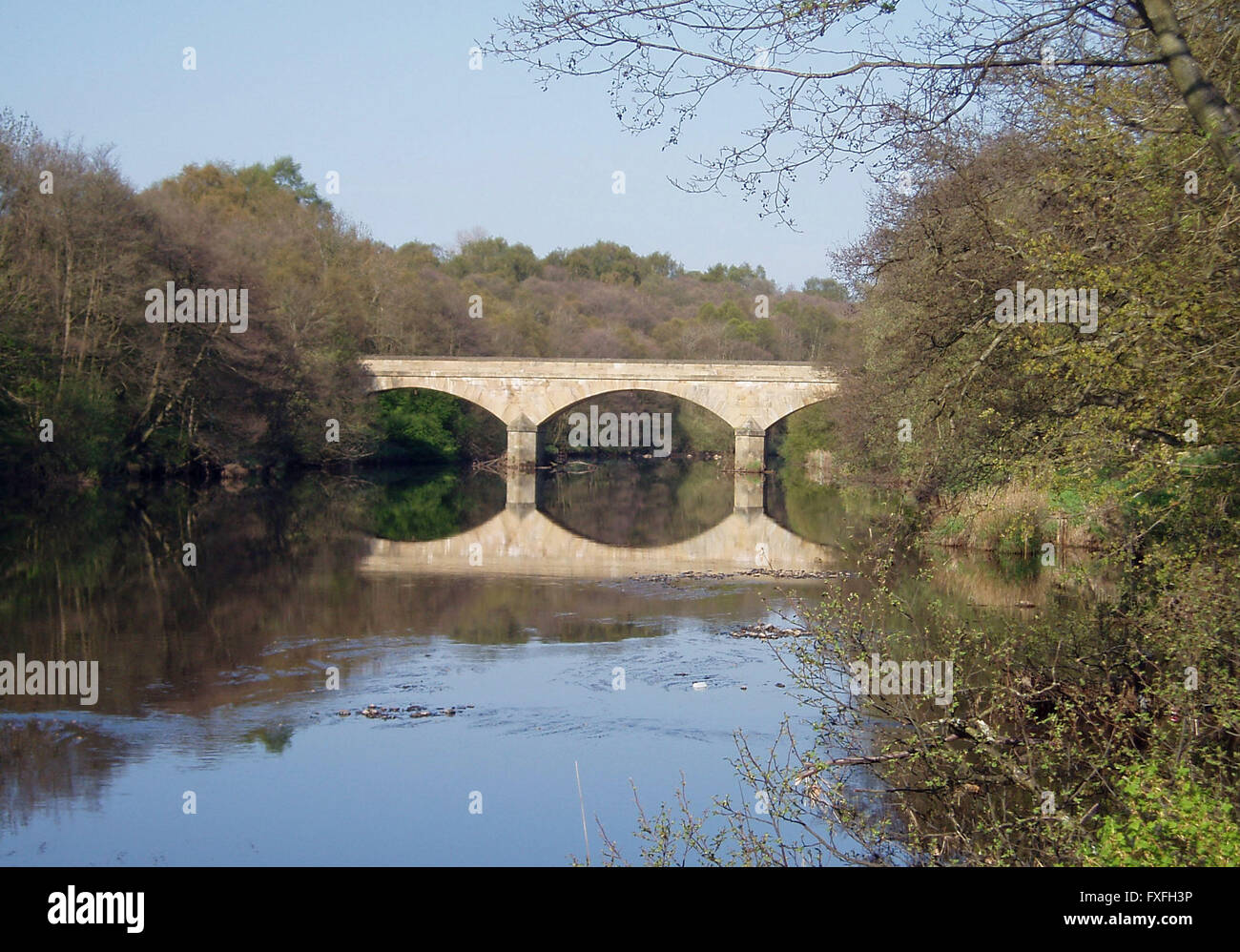 The North Tyne at Bellingham Stock Photo - Alamy