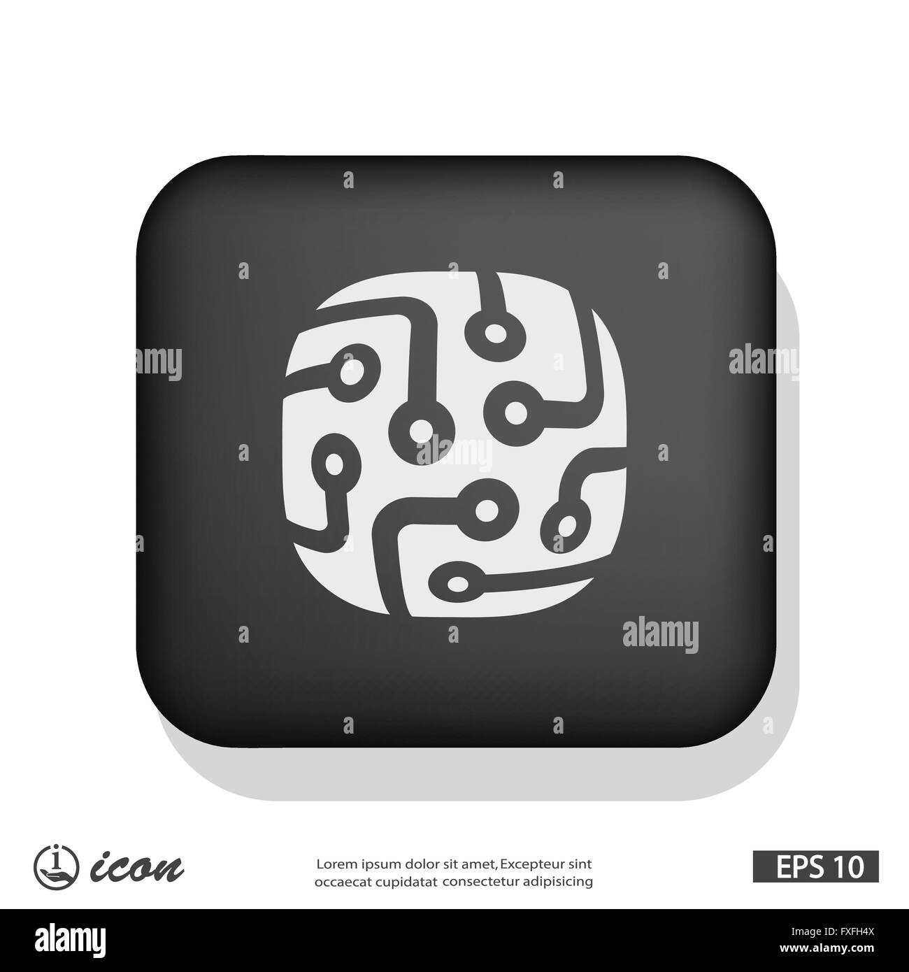Pictograph of circuit board Stock Vector Image & Art - Alamy