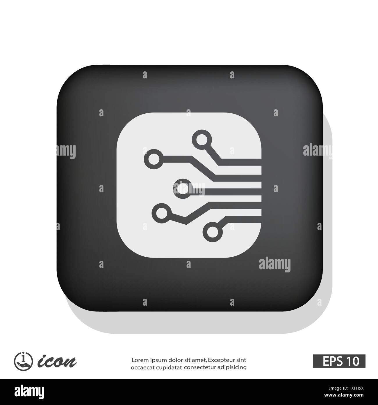 Pictograph of circuit board Stock Vector Image & Art - Alamy