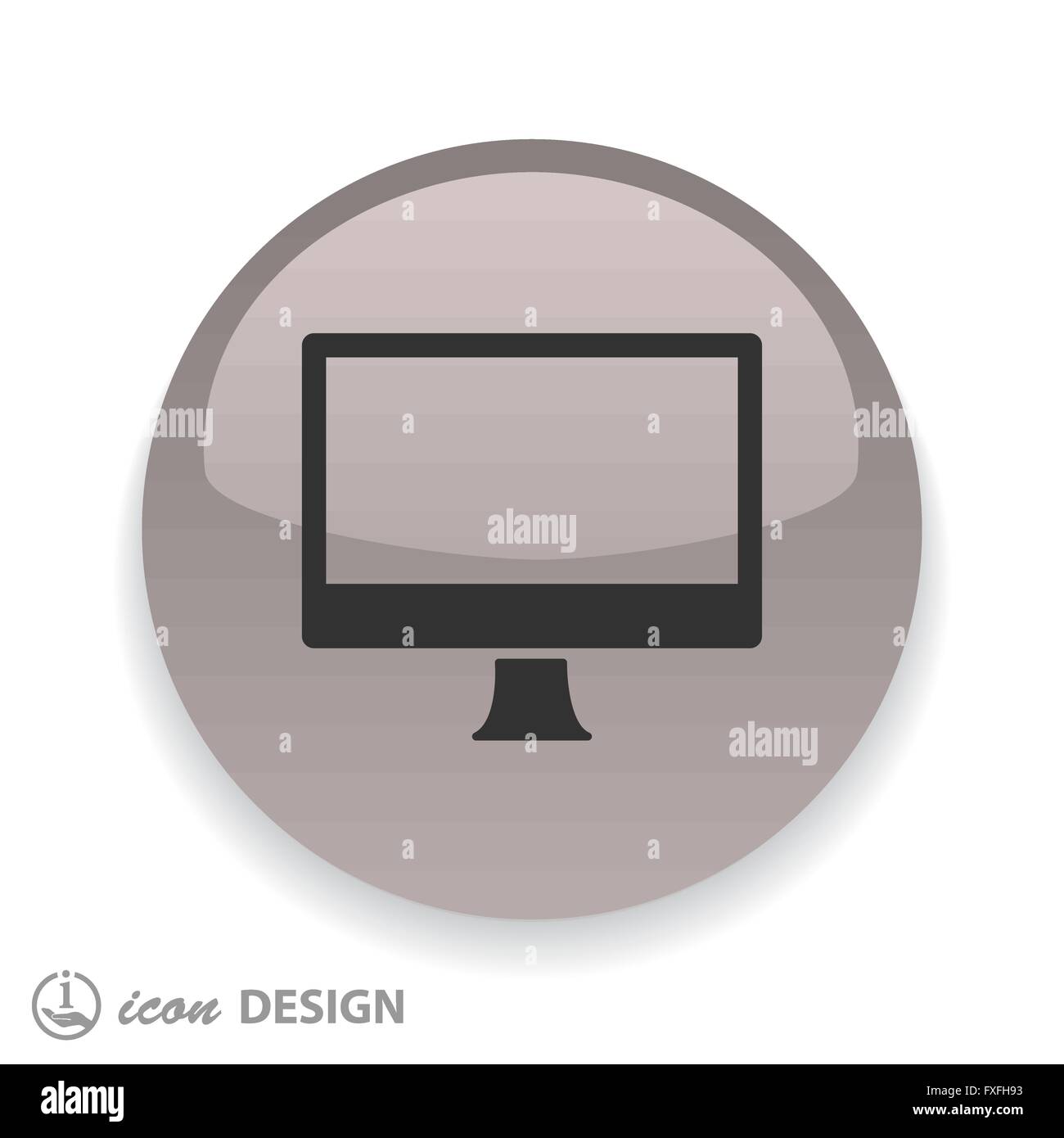 Pictograph of computer Stock Vector Image & Art - Alamy