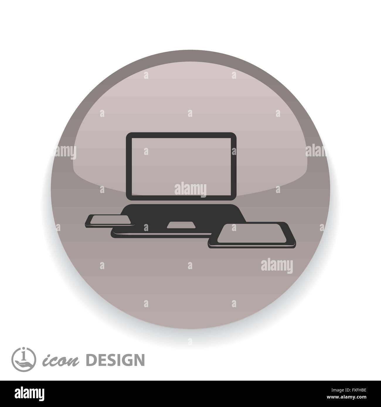 Computer keyboard computer symbol label Stock Vector Images - Alamy