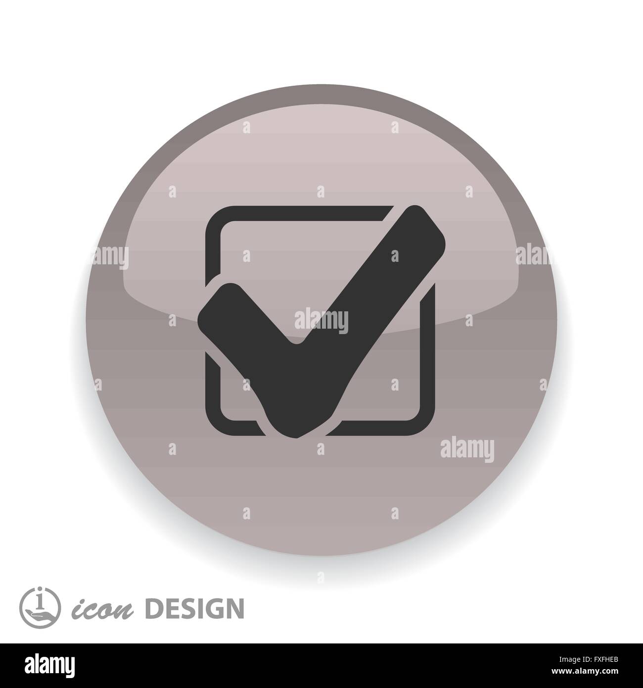 Pictograph check mark hi-res stock photography and images - Alamy