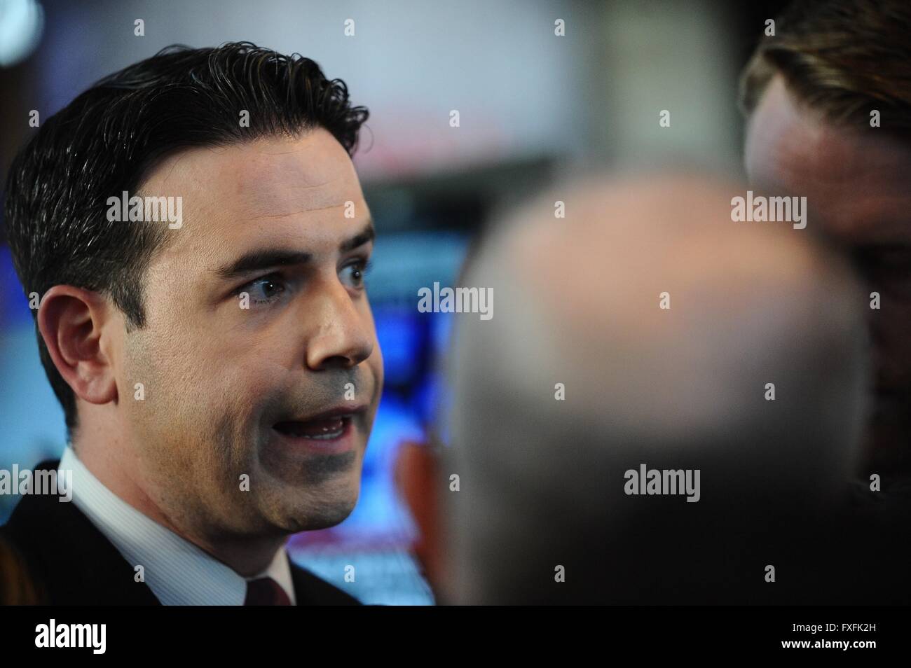 Brooklyn, NY, USA. 14th Apr, 2016. Brian Fallon in attendance for CNN ...