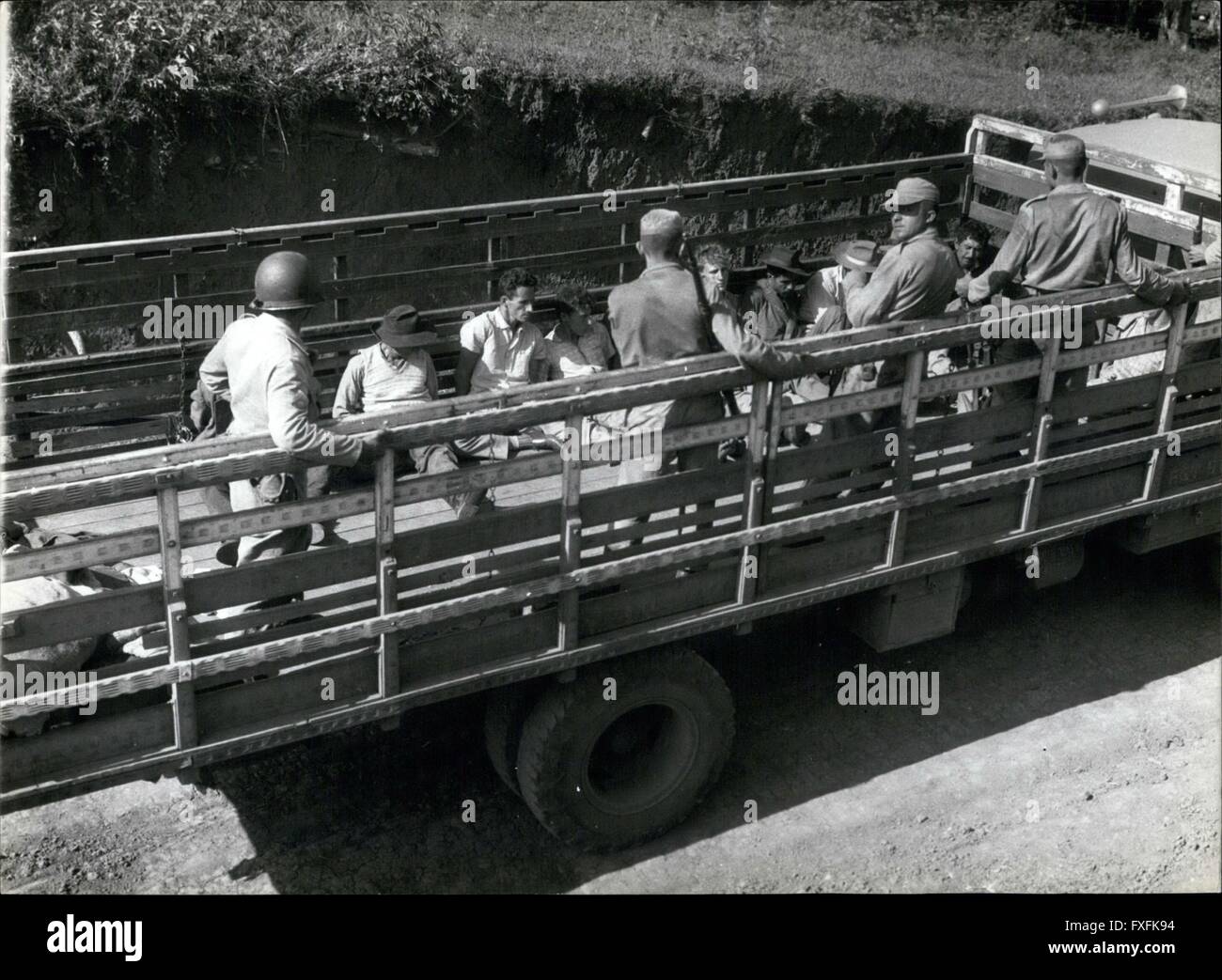 1963 - War Prisoners captured army military jail © Keystone Pictures ...