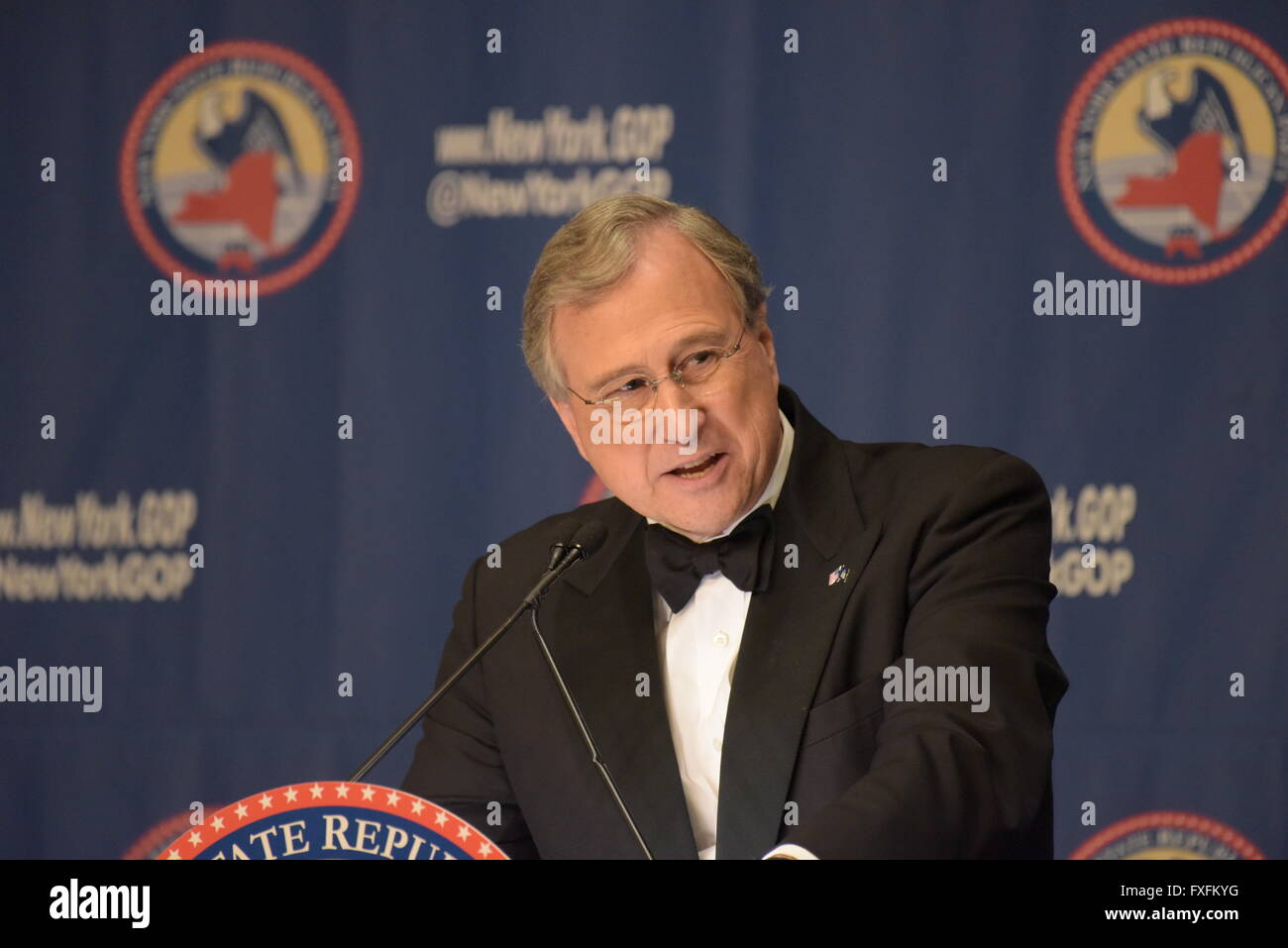 New York City, United States. 14th Apr, 2016. NY state GOP chair Edward ...
