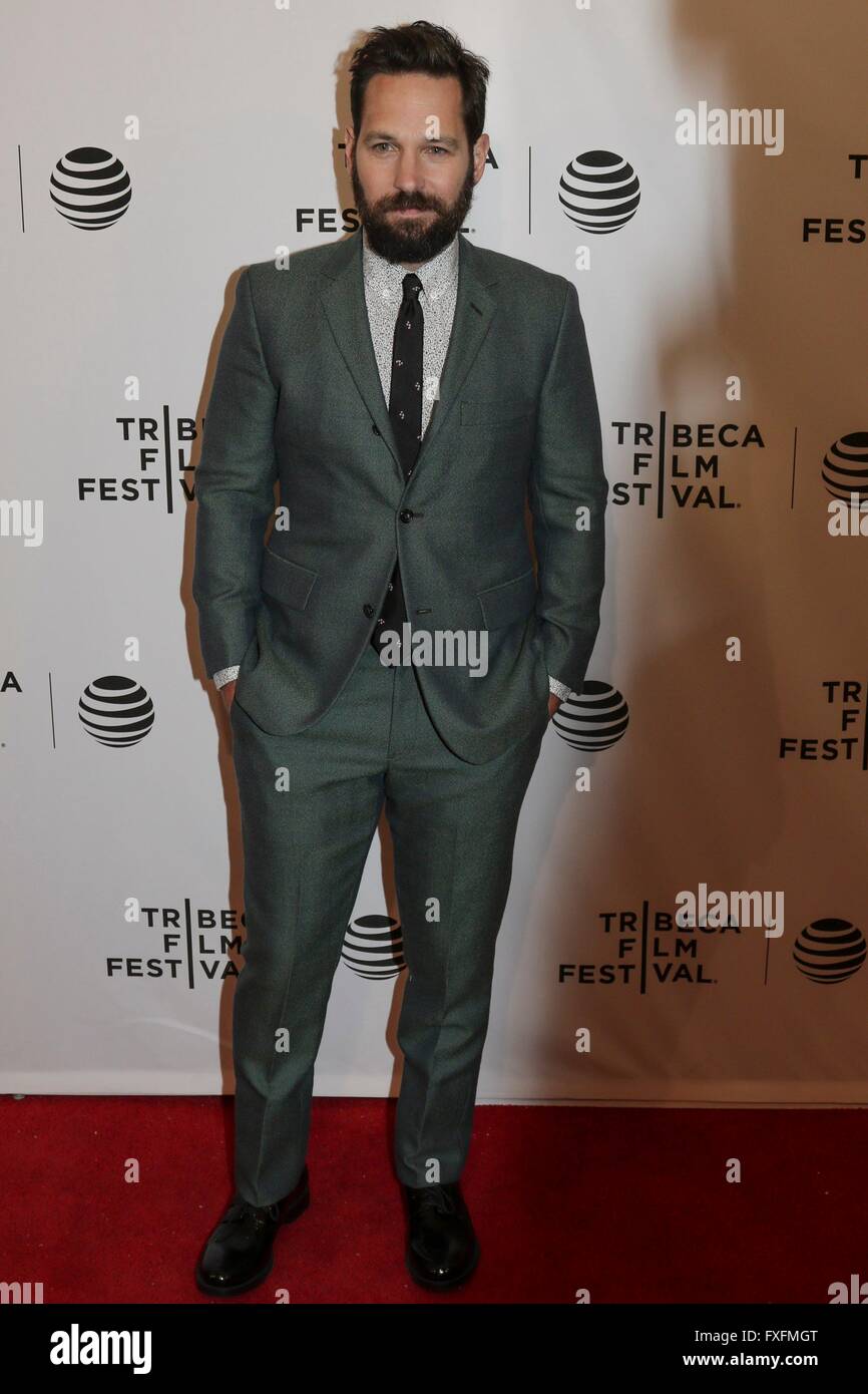 New York, NY, USA. 14th Apr, 2016. Paul Rudd at arrivals for NERDLAND ...