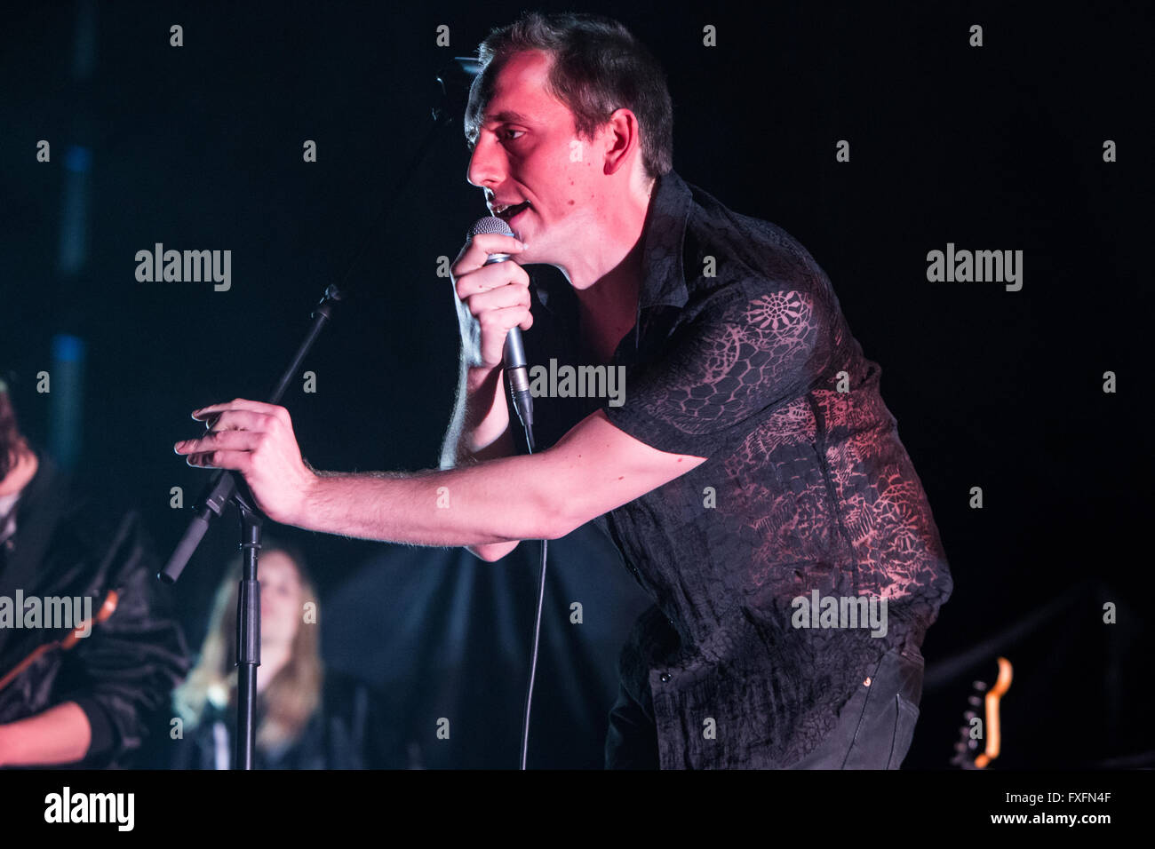 Turin, Italy. 14th April, 2016. The English singer/songwriter GABRIEL ...