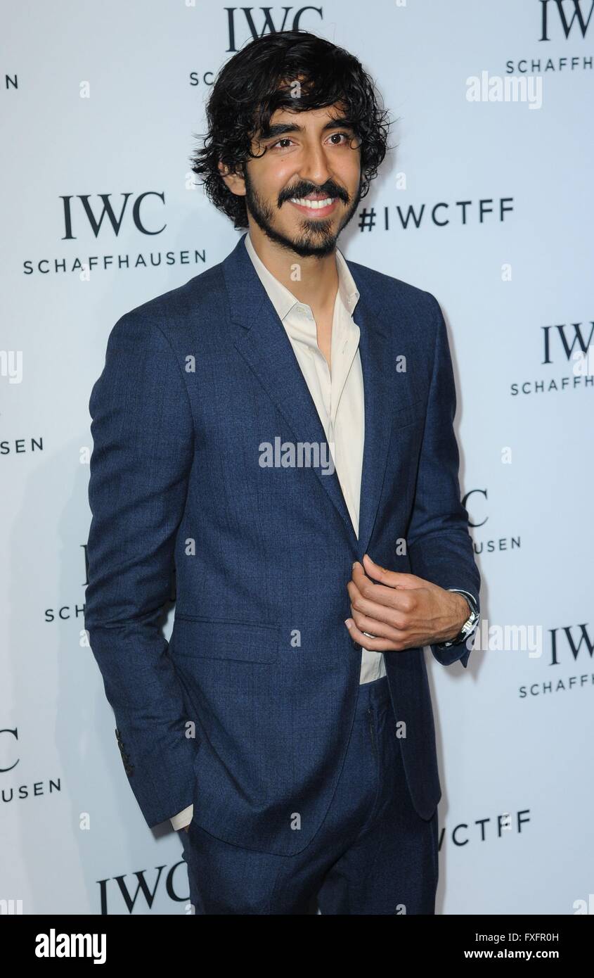 New York, NY, USA. 14th Apr, 2016. Dev Patel at arrivals for 4th Annual ...