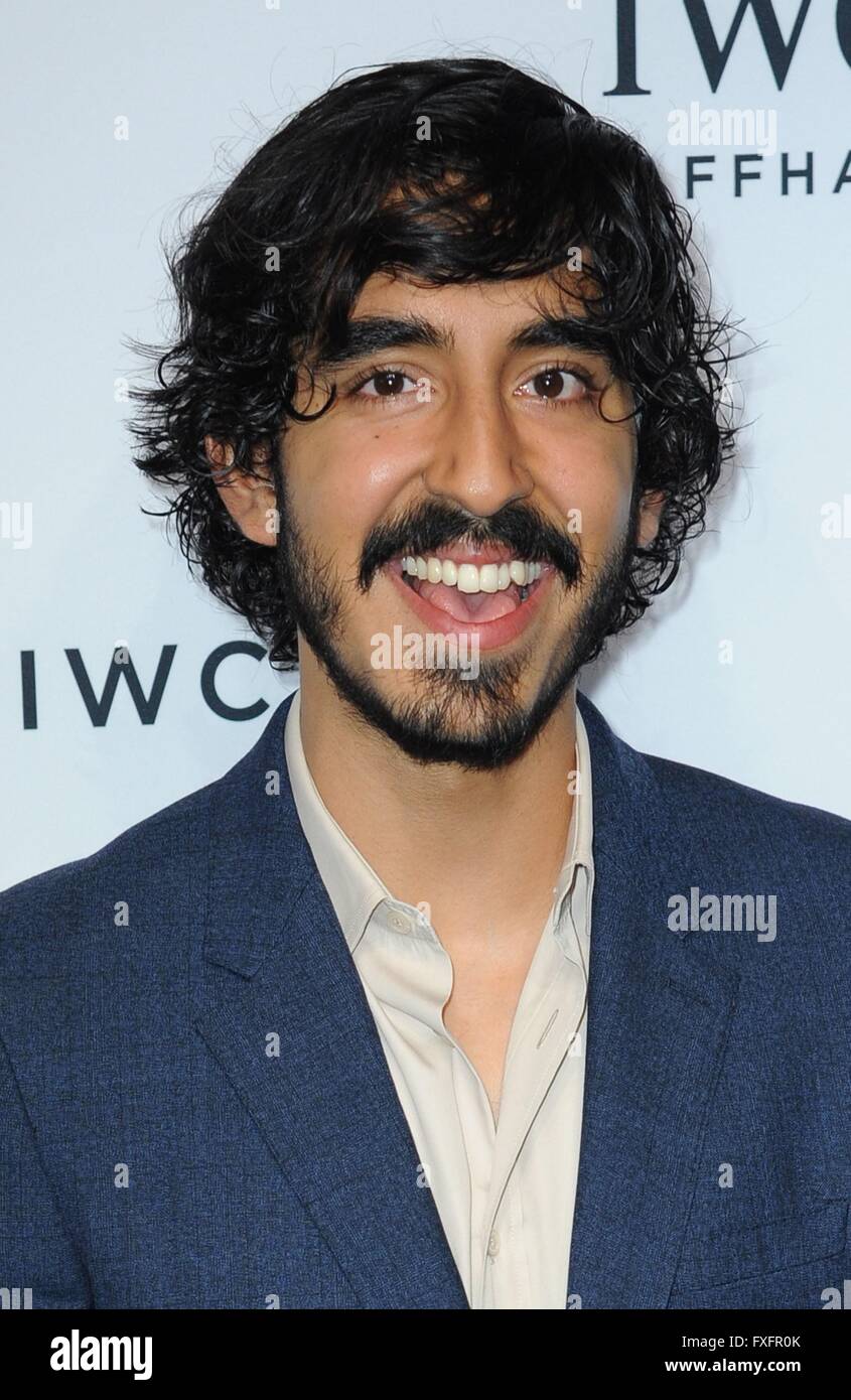 New York, NY, USA. 14th Apr, 2016. Dev Patel at arrivals for 4th Annual ...