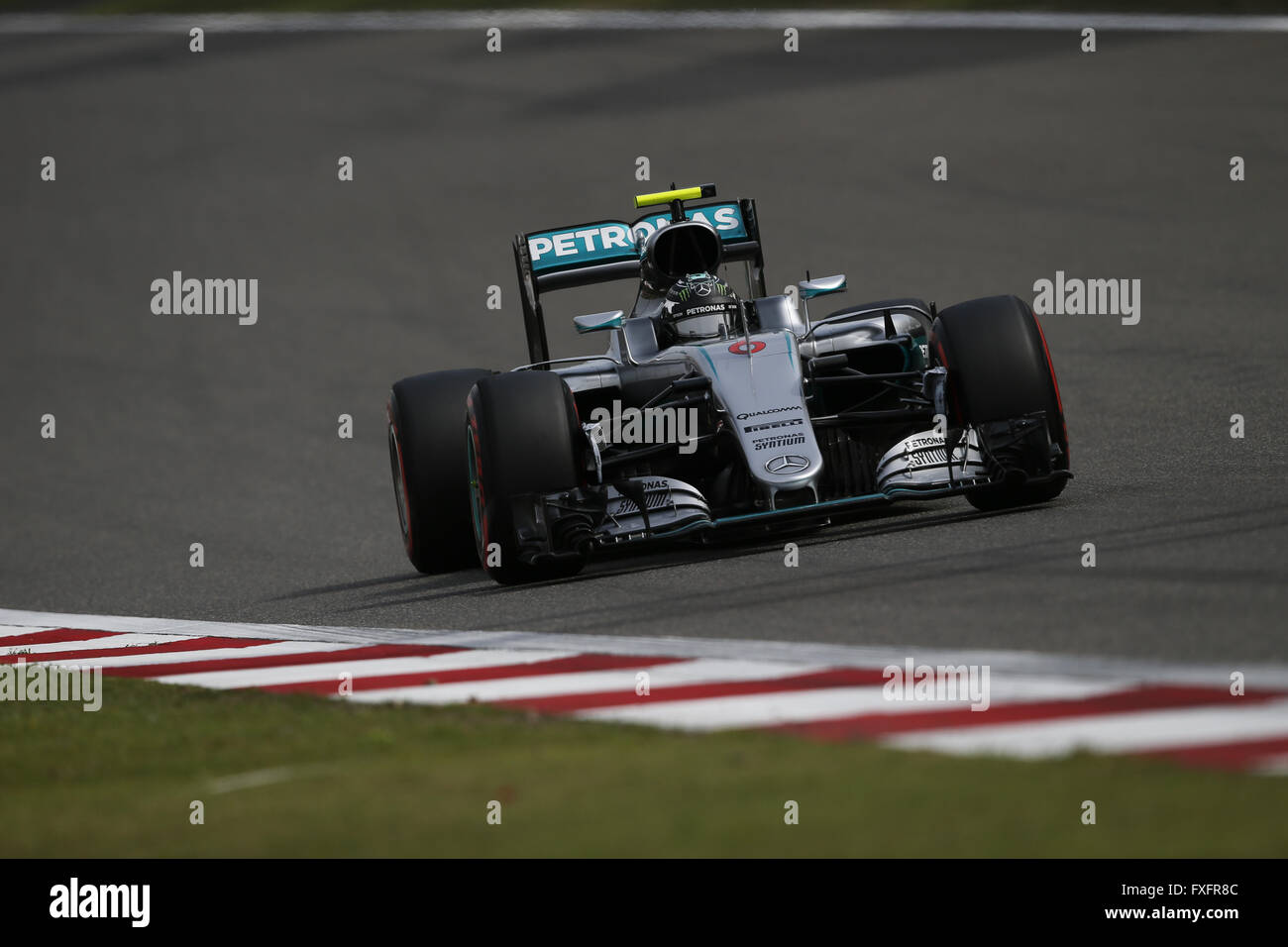 Shanghai, China. 15th Apr, 2016. NICO ROSBERG of Germany and Mercedes ...