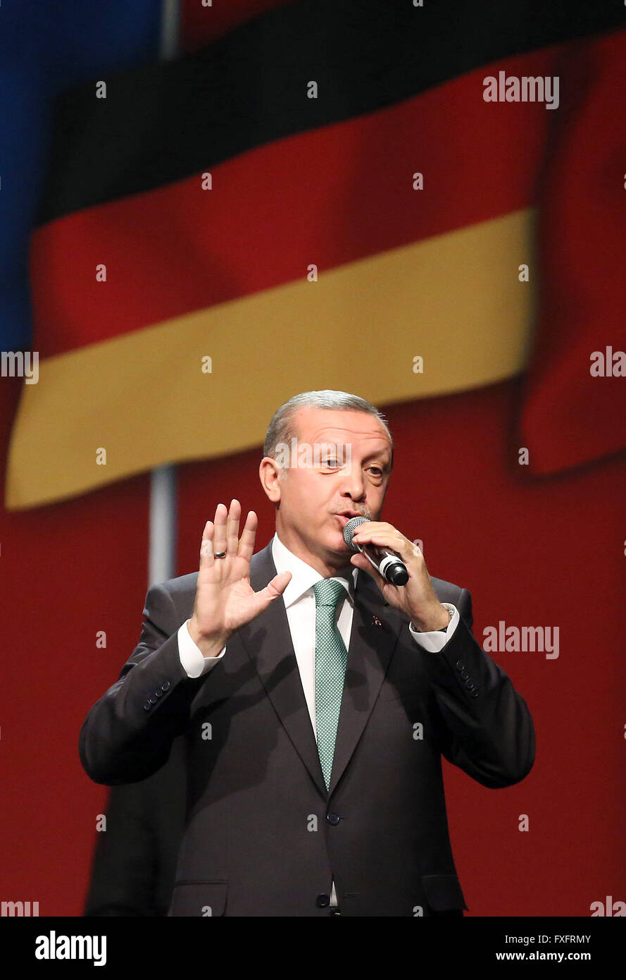 Turkish president recep tayyip erdogan speaking hi-res stock ...