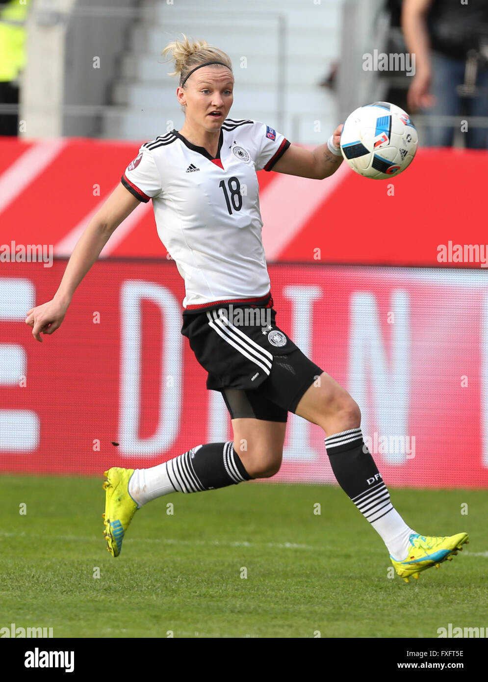 Germany's Alexandra Popp in action during the European Championship ...