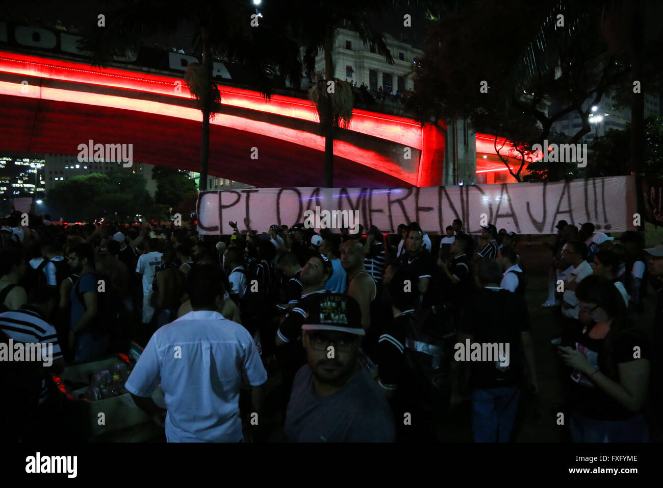 SAO PAULO, Brazil - 04/15/2016: ATO GAVI?ES IN ANHANGABA? - The home ...