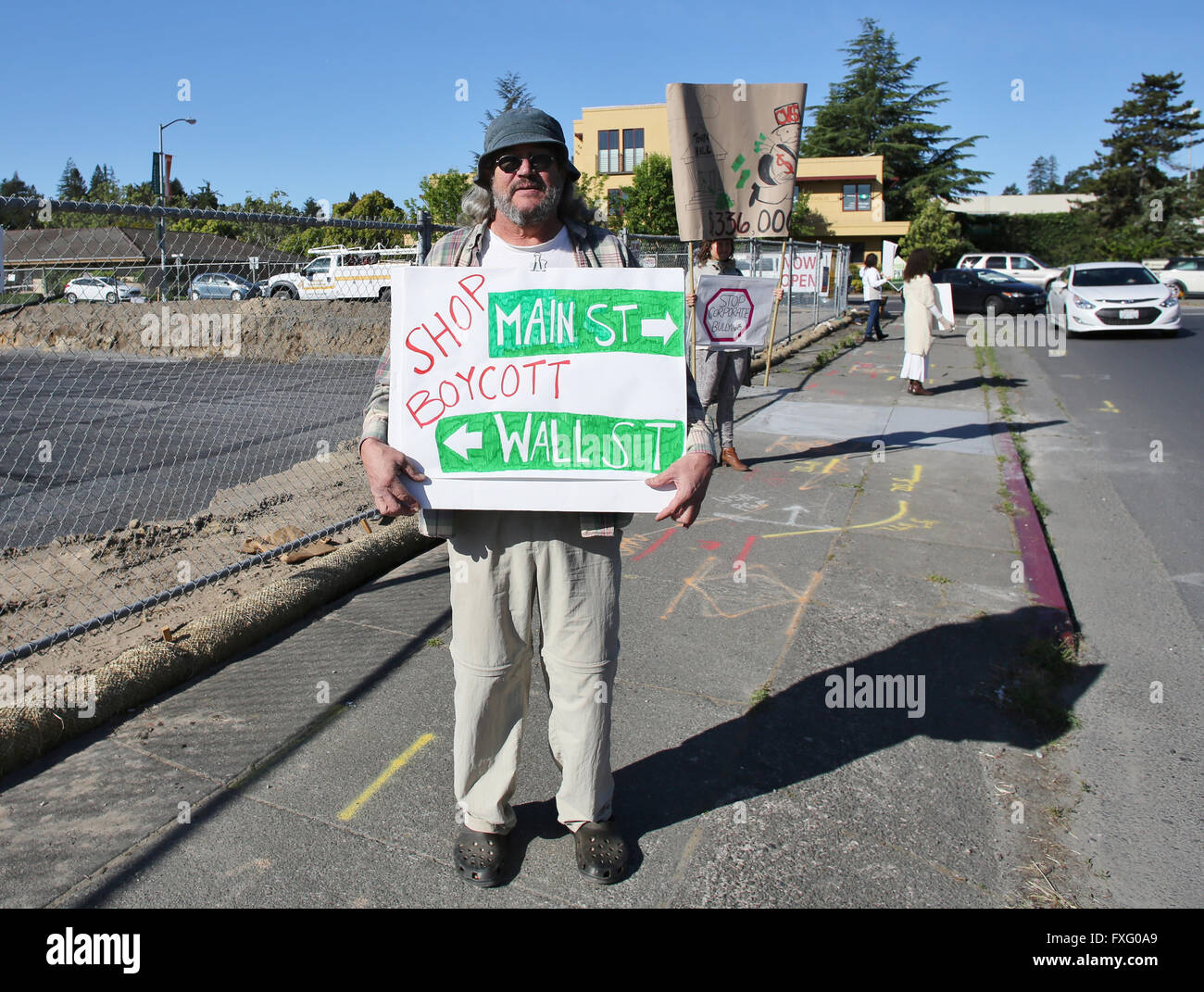Small protester hi-res stock photography and images - Alamy
