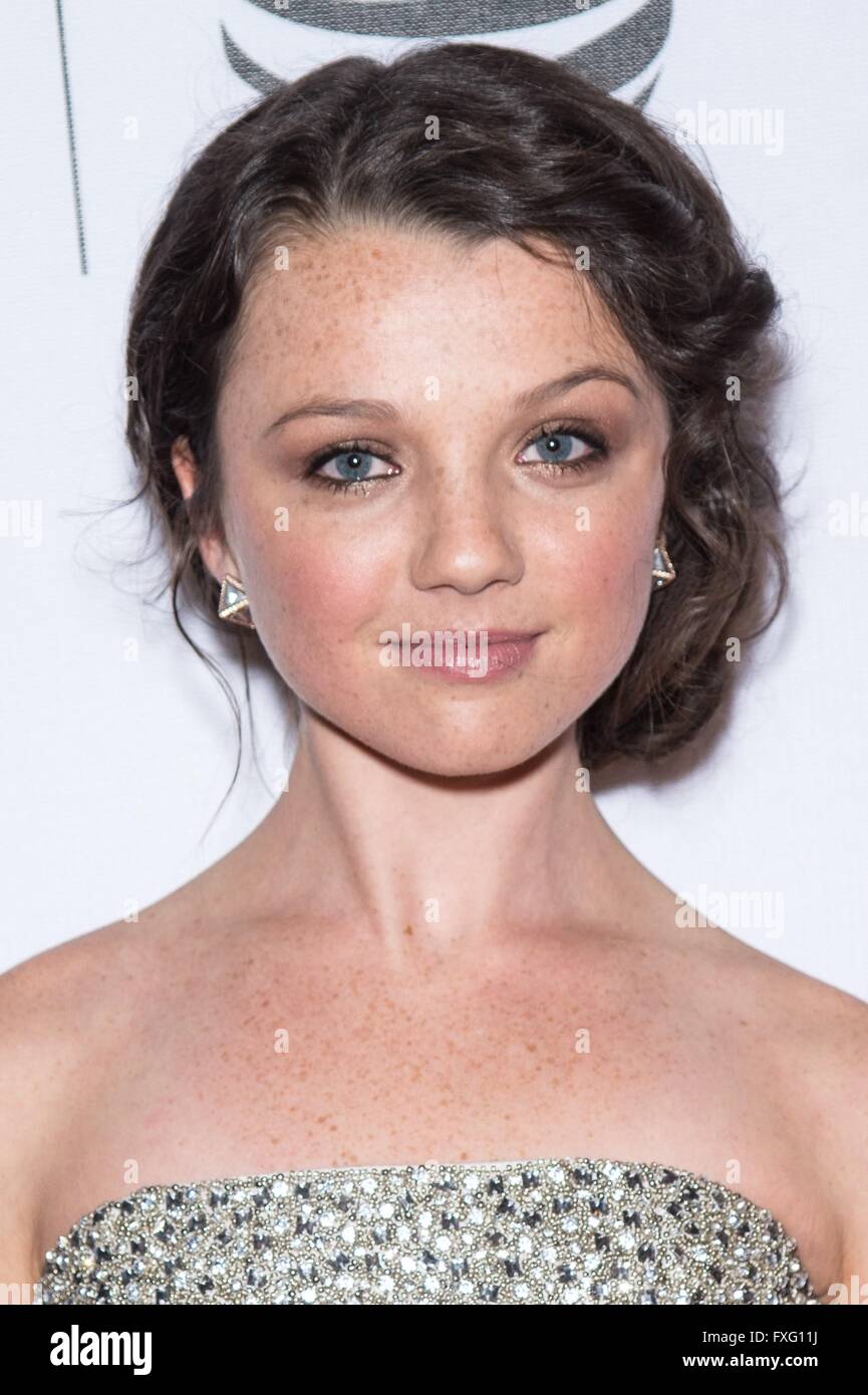 New York, NY, USA. 15th Apr, 2016. Stefania Owen at arrivals for ALL WE ...