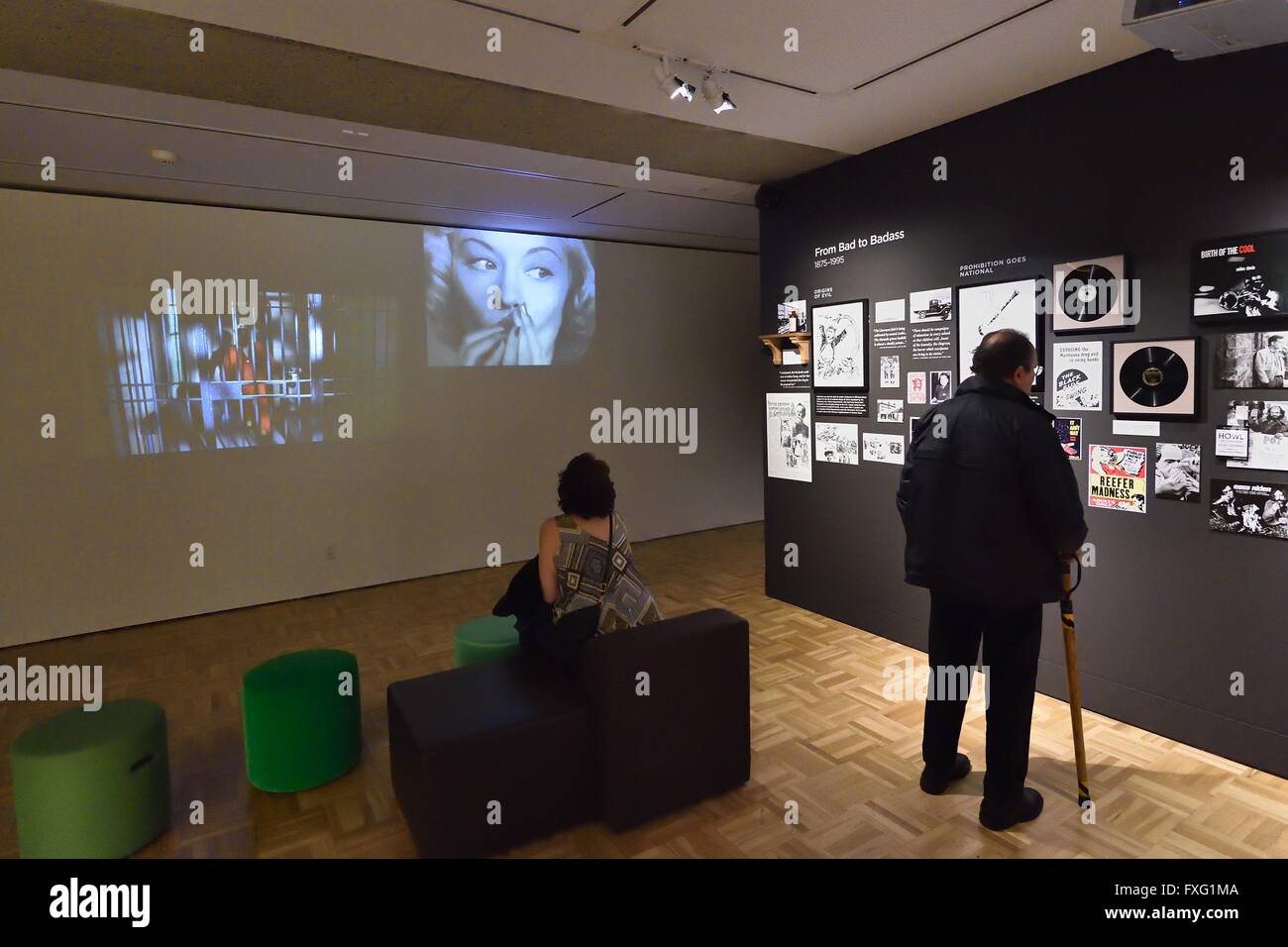 Oakland, California, USA. 15th Apr, 2016. An installation called ''Evil ...