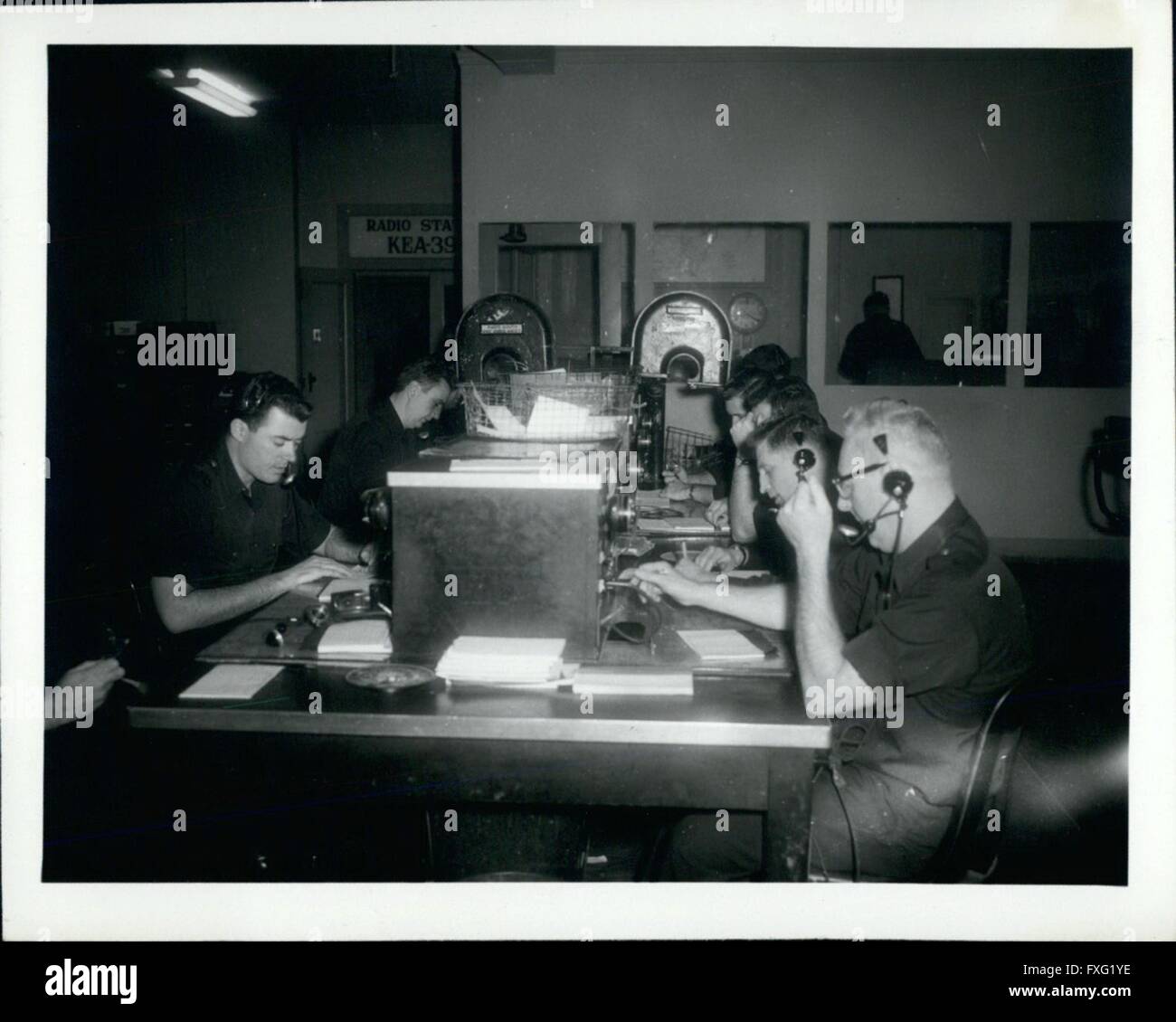 1956 police station switch board hi-res stock photography and images ...