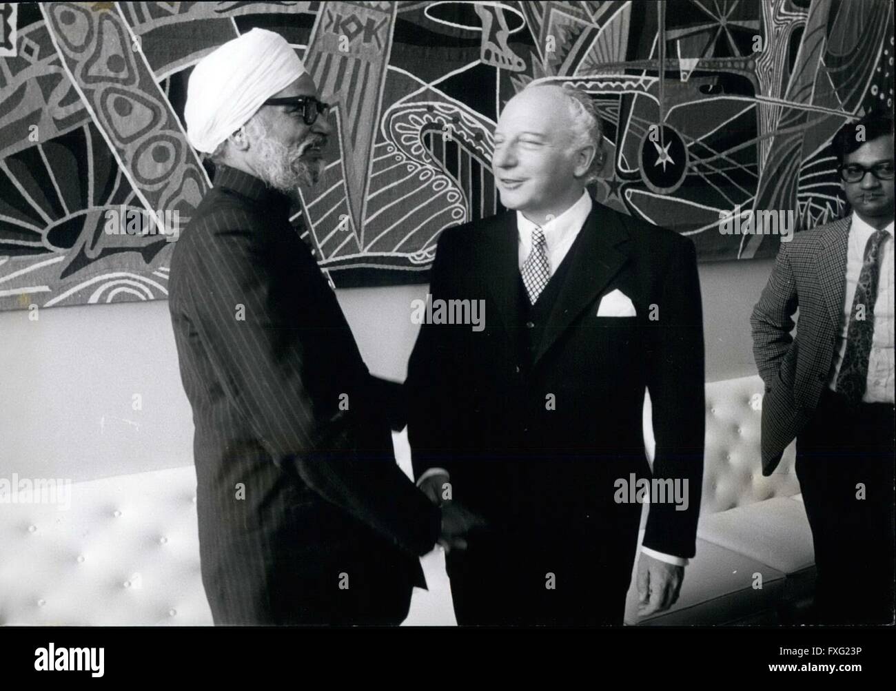 1976 - W. Scheel Indian For. Min. Singh. © Keystone Pictures USA ...