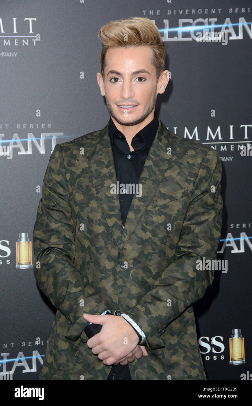 Allegiant New York Premiere - Red Carpet Arrivals Featuring: Frankie J ...