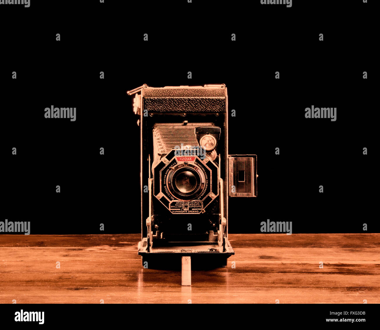 Vintage Kodak folding camera Stock Photo - Alamy