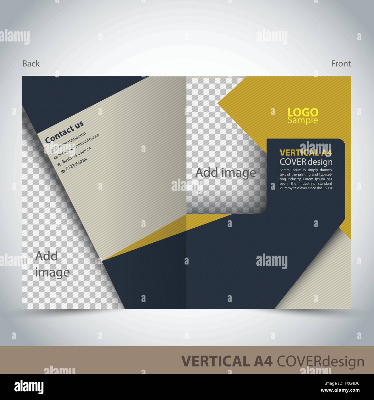 Vector brochure, flyer, cover design template. Can be used as concept ...