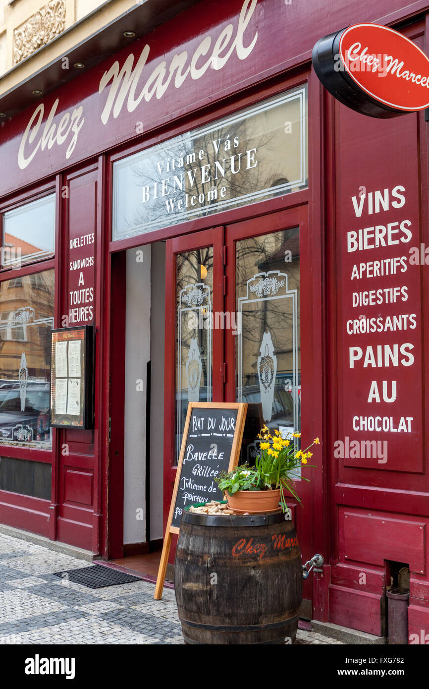 Prague Restaurant Chez Marcel at Hastal Square Prague Old Town Czech ...