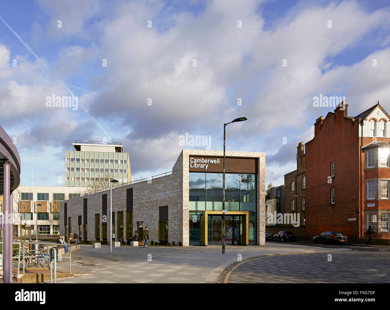 Overall exterior view. Camberwell Library, London, United Kingdom ...