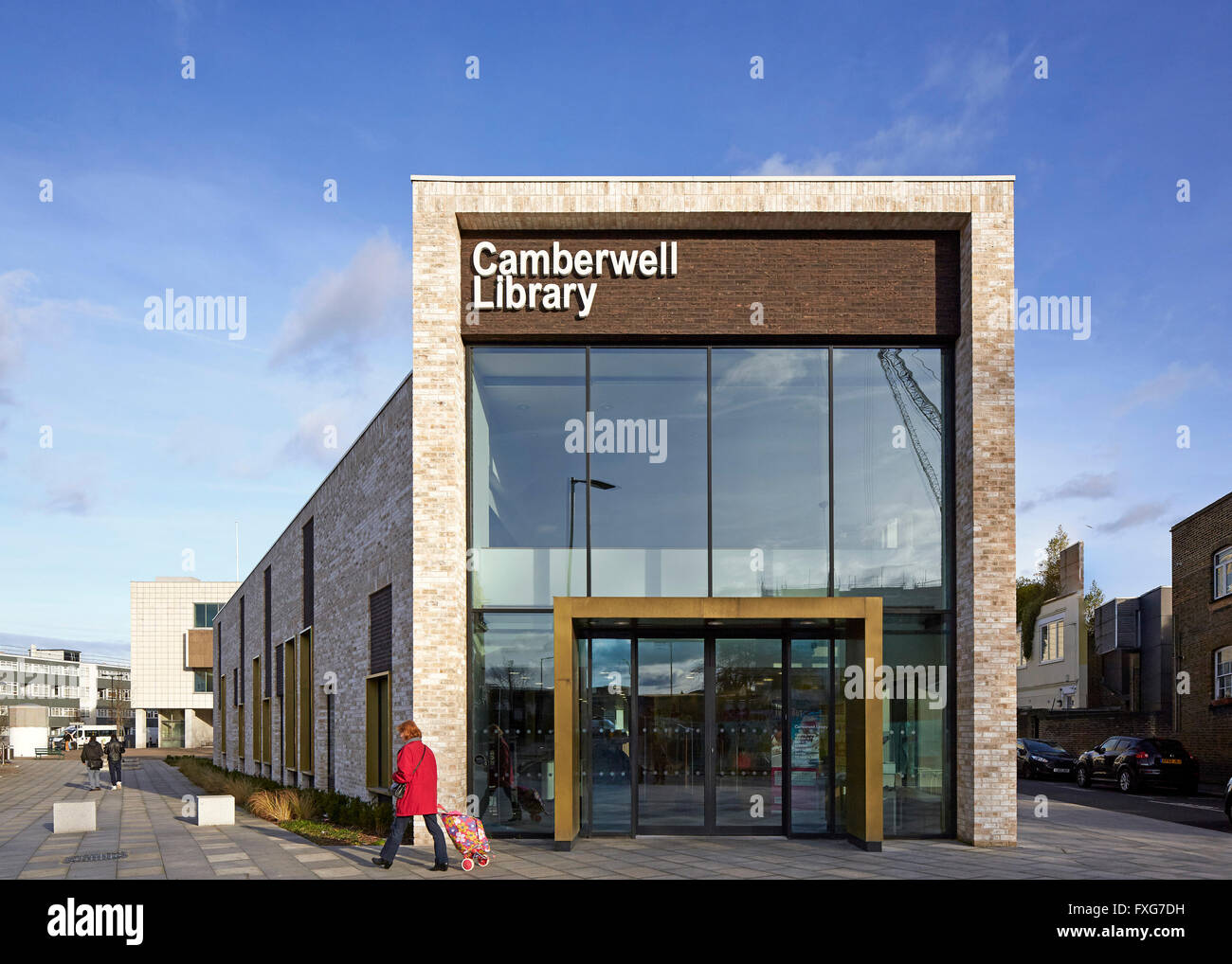 Overall exterior view. Camberwell Library, London, United Kingdom ...