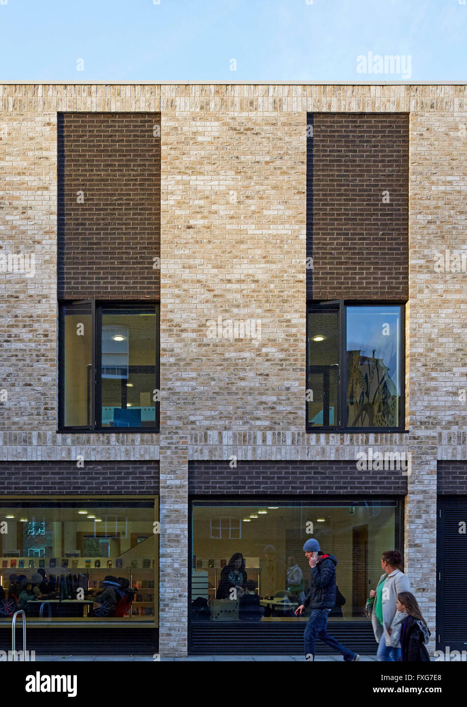 Side view. Camberwell Library, London, United Kingdom. Architect: John ...