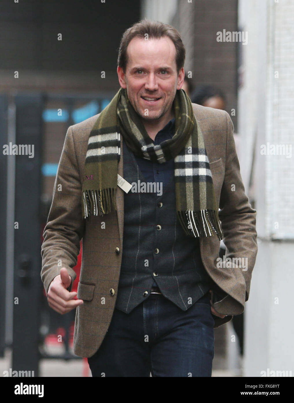 Ben Miller outside ITV Studios Featuring: Ben Miller Where: London ...