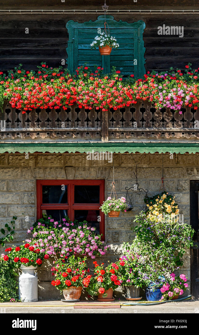 Geraniums balcony germany hi-res stock photography and images - Alamy