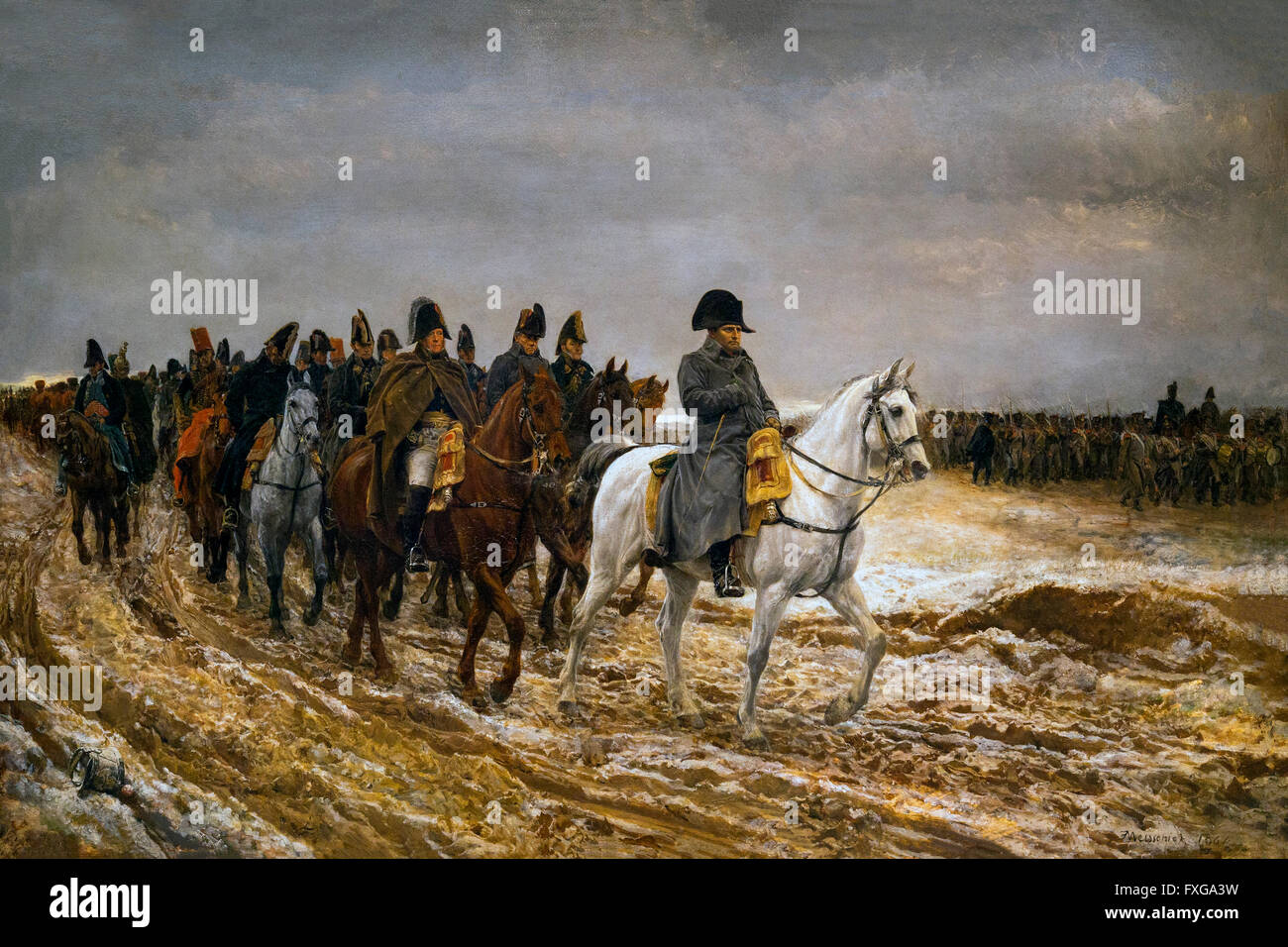 Campaign of France, 1814, Campagne de France, by Ernest Meissonier ...