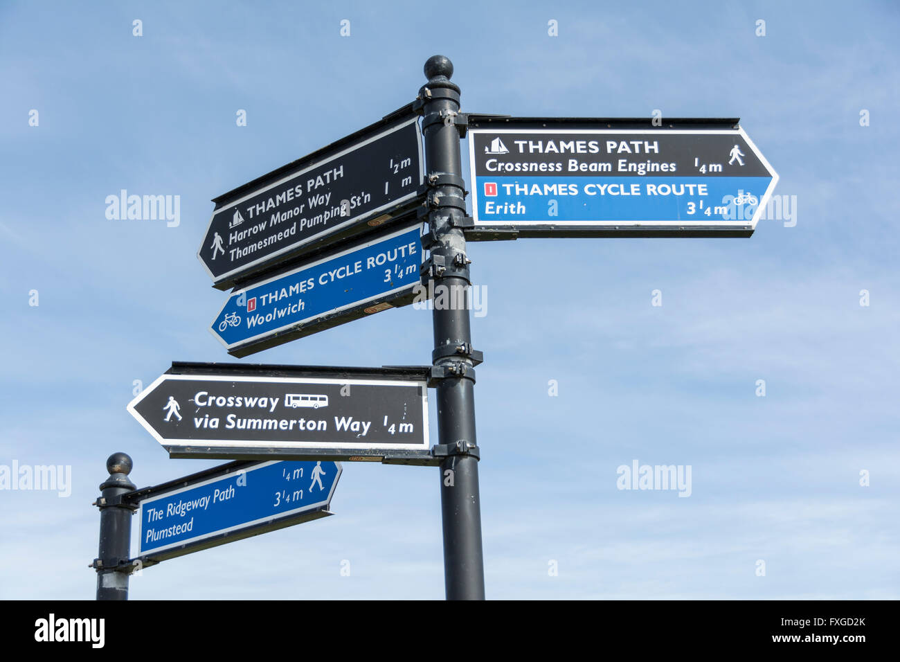Pathway signage hi-res stock photography and images - Alamy