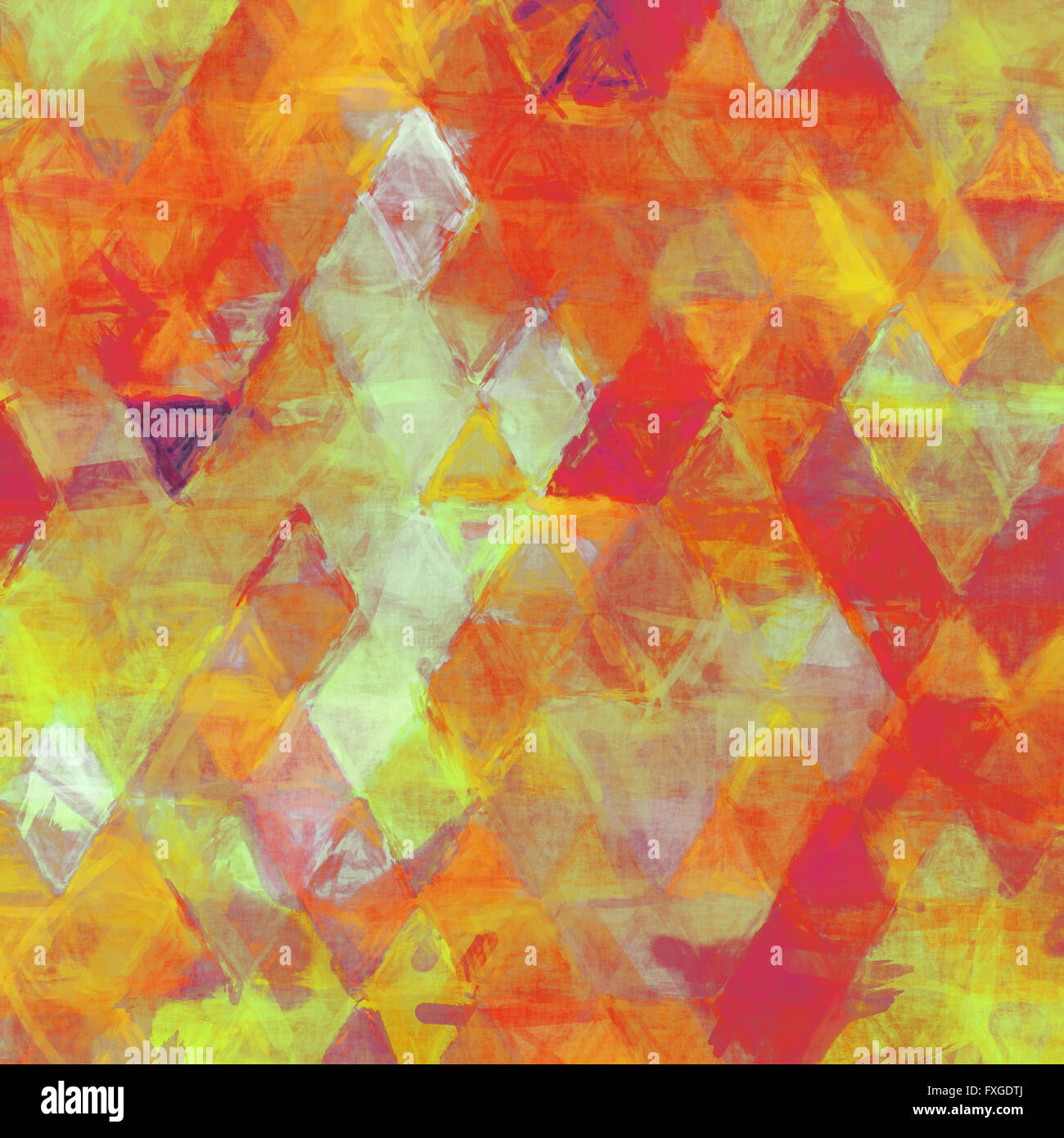 triangles painting, geometry gold colors impressionism, amazing ...