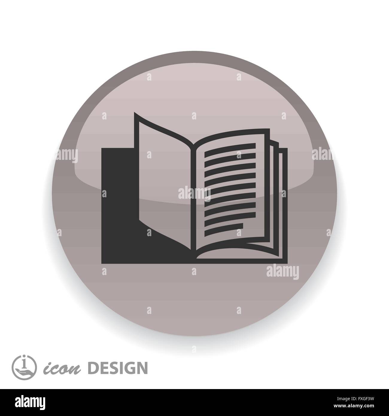 Pictograph of book Stock Vector Image & Art - Alamy