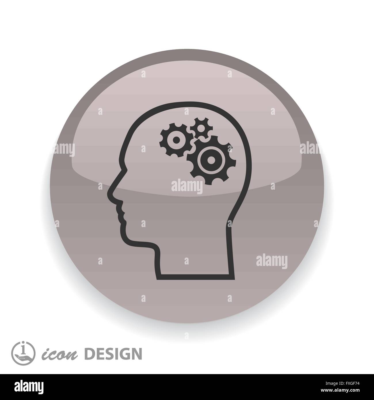 Man head gear technology Cut Out Stock Images & Pictures - Alamy