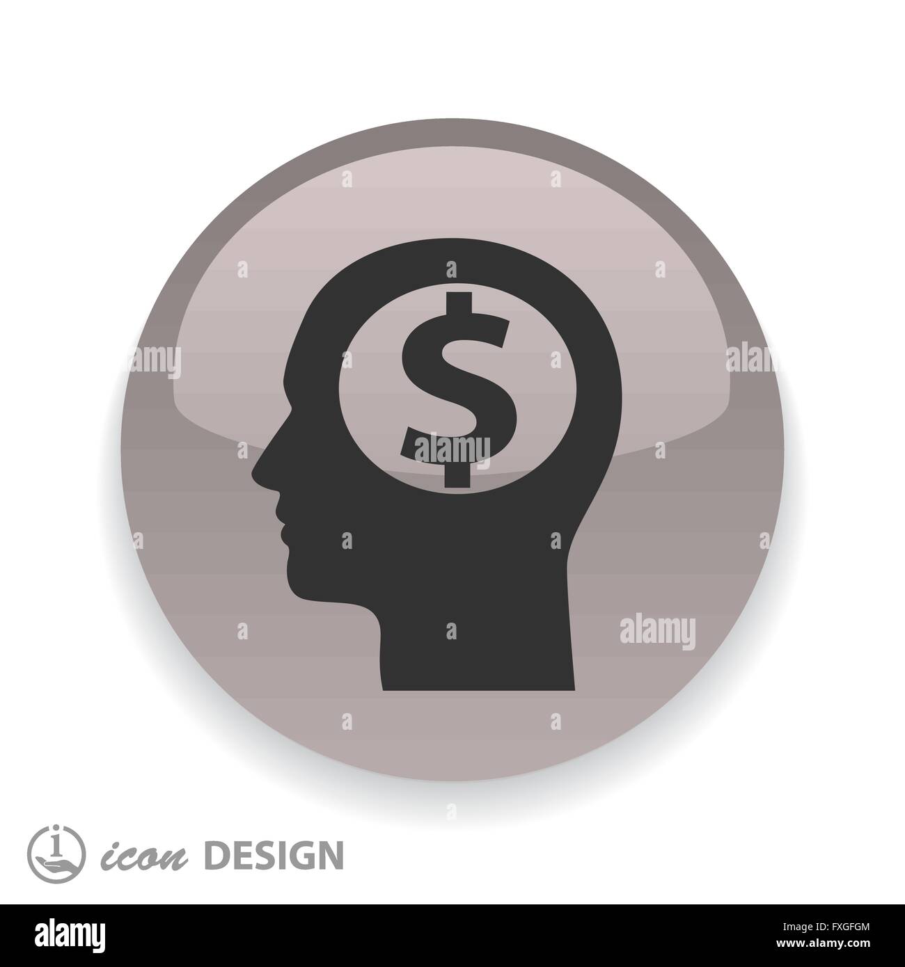 Shadow money silhouette Stock Vector Images - Alamy