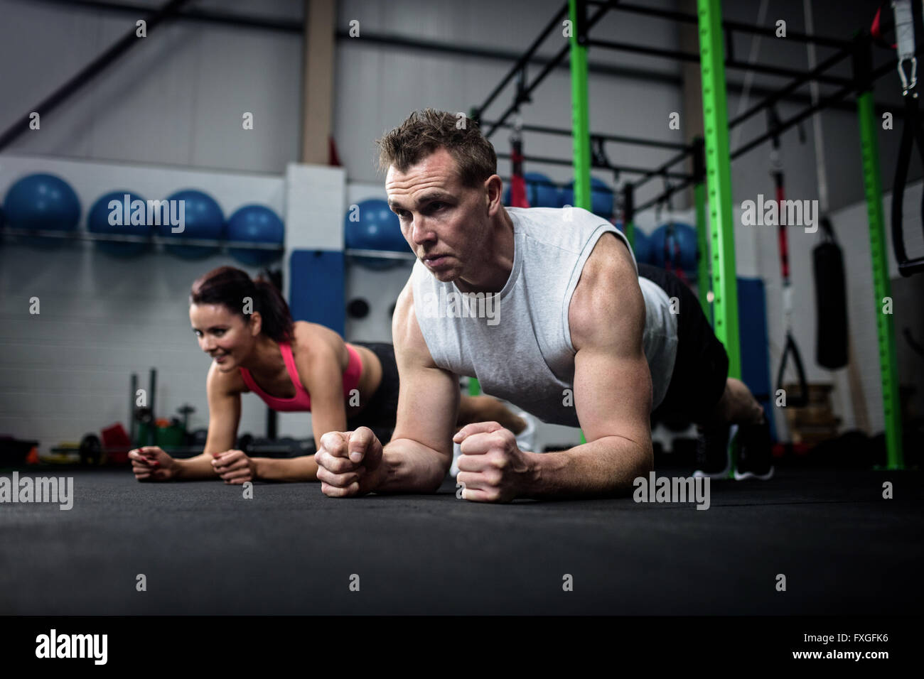 Plank exercise man hi-res stock photography and images - Alamy