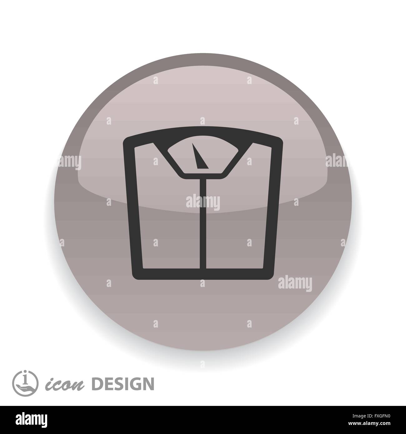 Bathroom Scale At Stock Vector Images Alamy