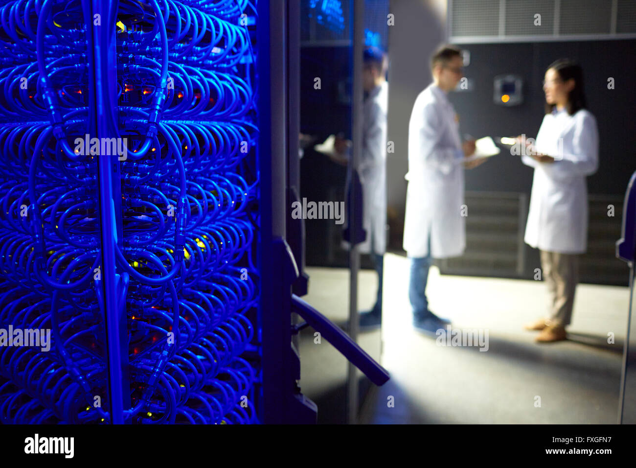 In database center Stock Photo - Alamy