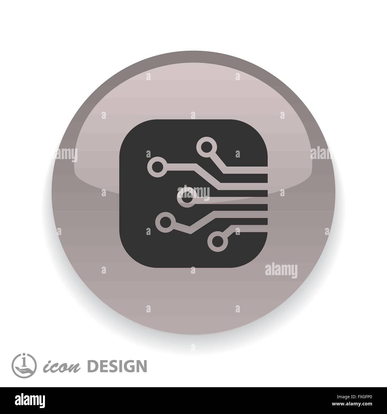 Pictograph of circuit board Stock Vector Image & Art - Alamy