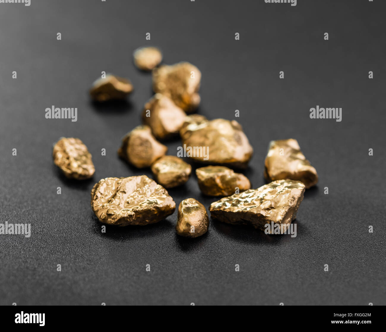 Close up of gold nugget hi-res stock photography and images - Alamy