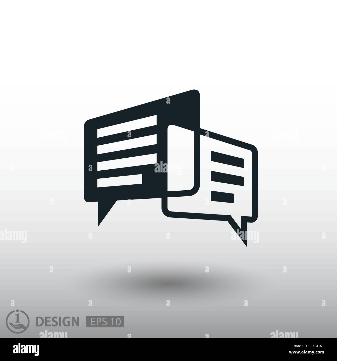 Pictograph message hi-res stock photography and images - Alamy